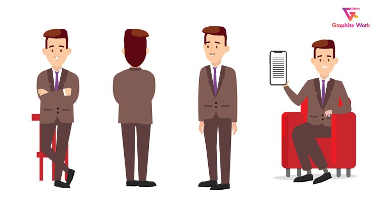 2D Vector Character Poses Free Download - Professional Explainer Video ...