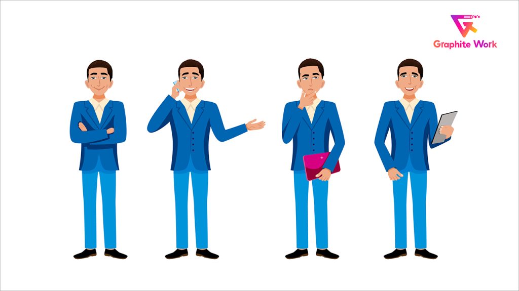 Chartered Accountant Vector Cartoon Character with Files Free Download ...